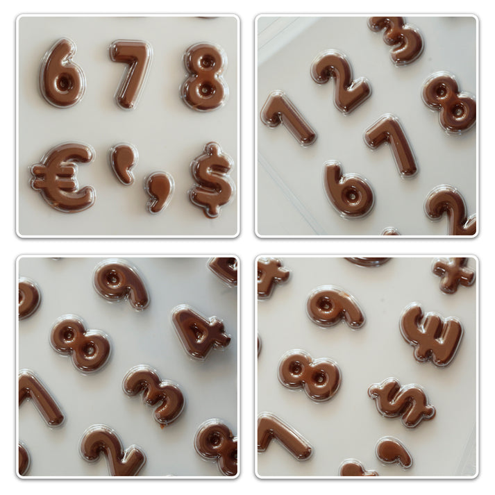Numbers & Symbols Chocolate Mould | Easy to Use for Custom Chocolates ...