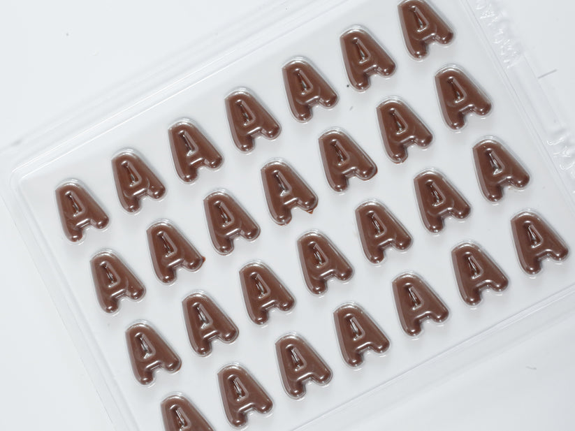 Single Letter Chocolate Moulds | Create Custom Edible Text – Cocoaform