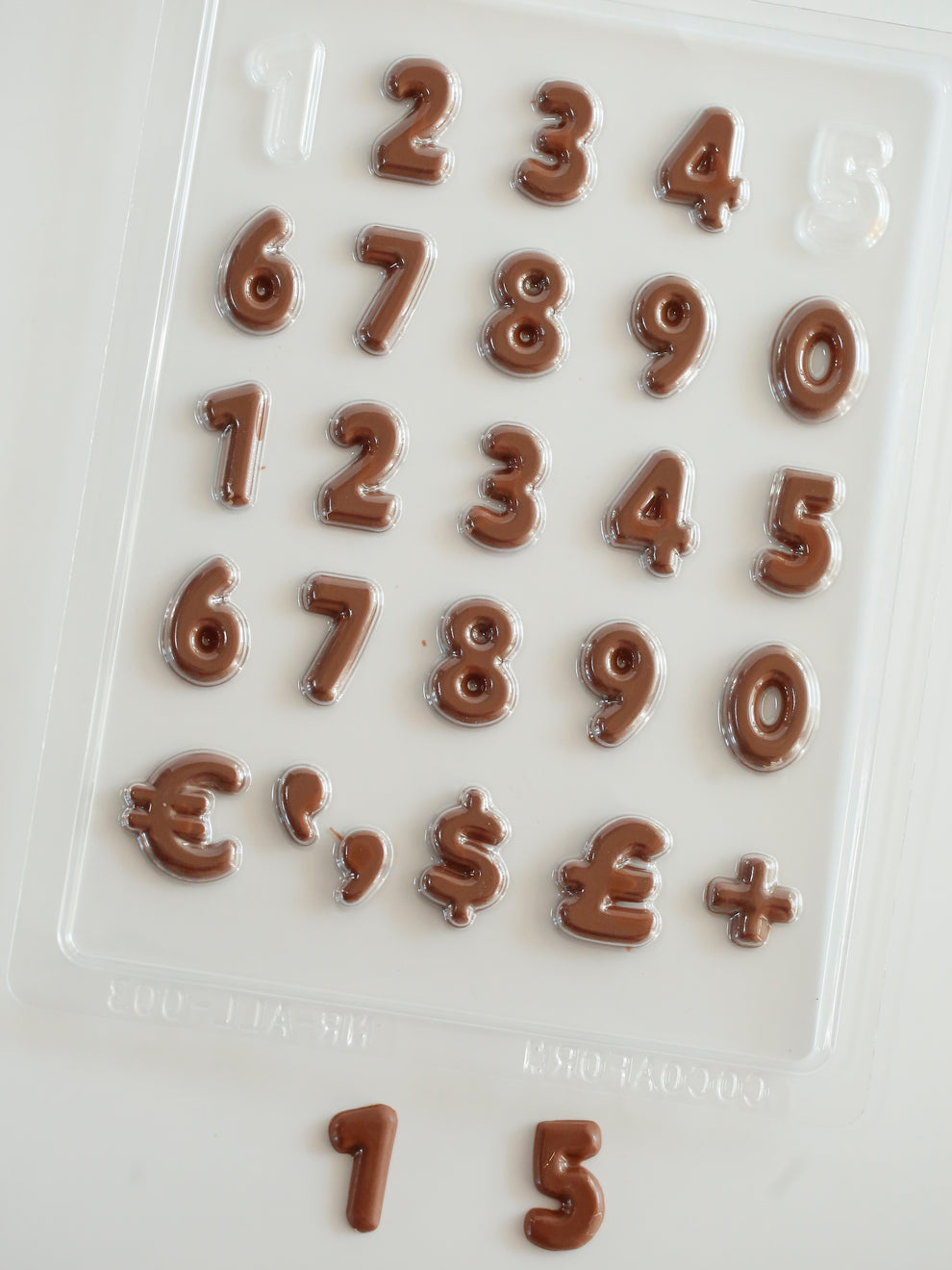 Numbers & Symbols Chocolate Mould | Easy to Use for Custom Chocolates ...