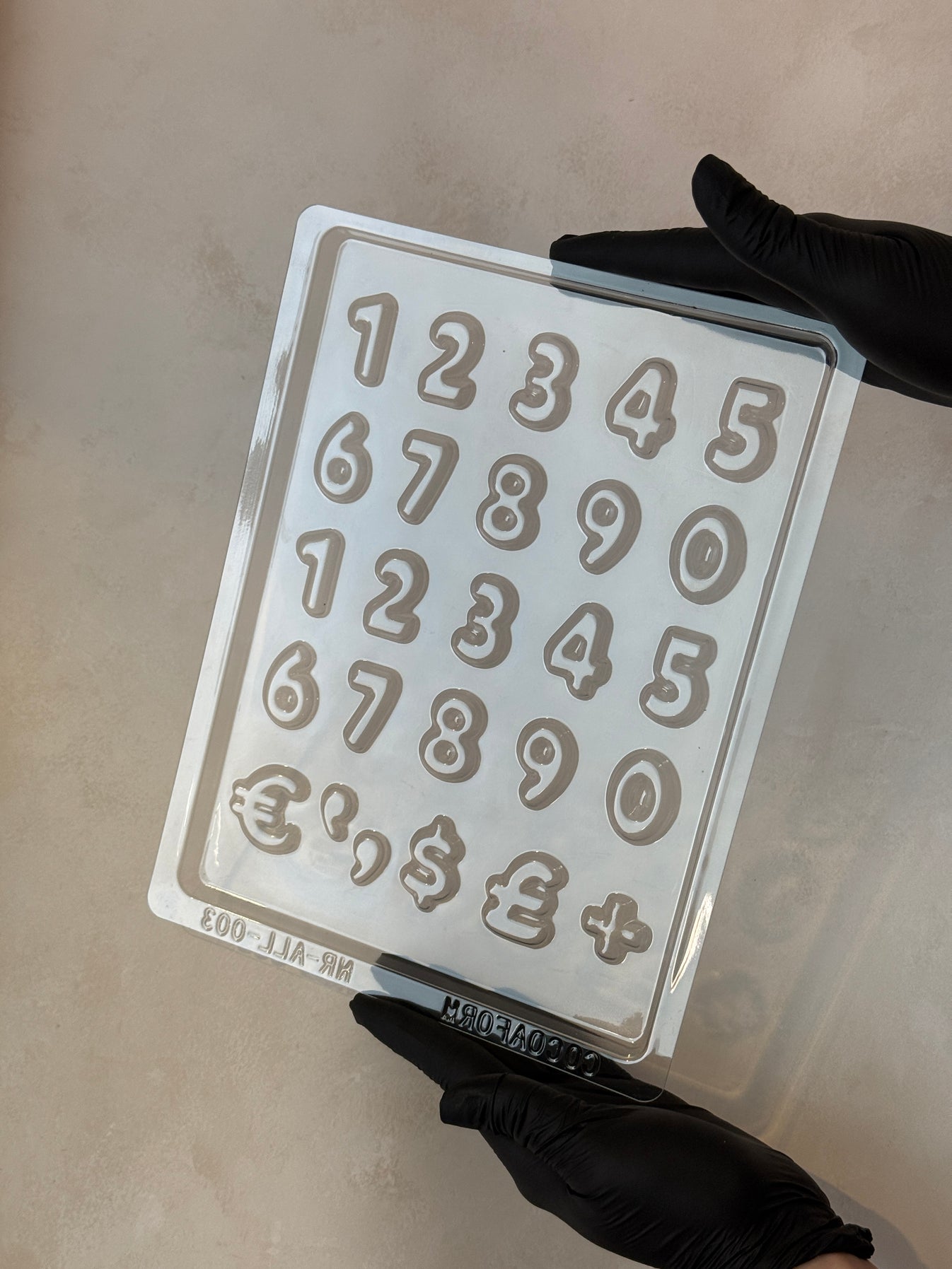 Numbers & Symbols Chocolate Mould | Easy to Use for Custom Chocolates ...