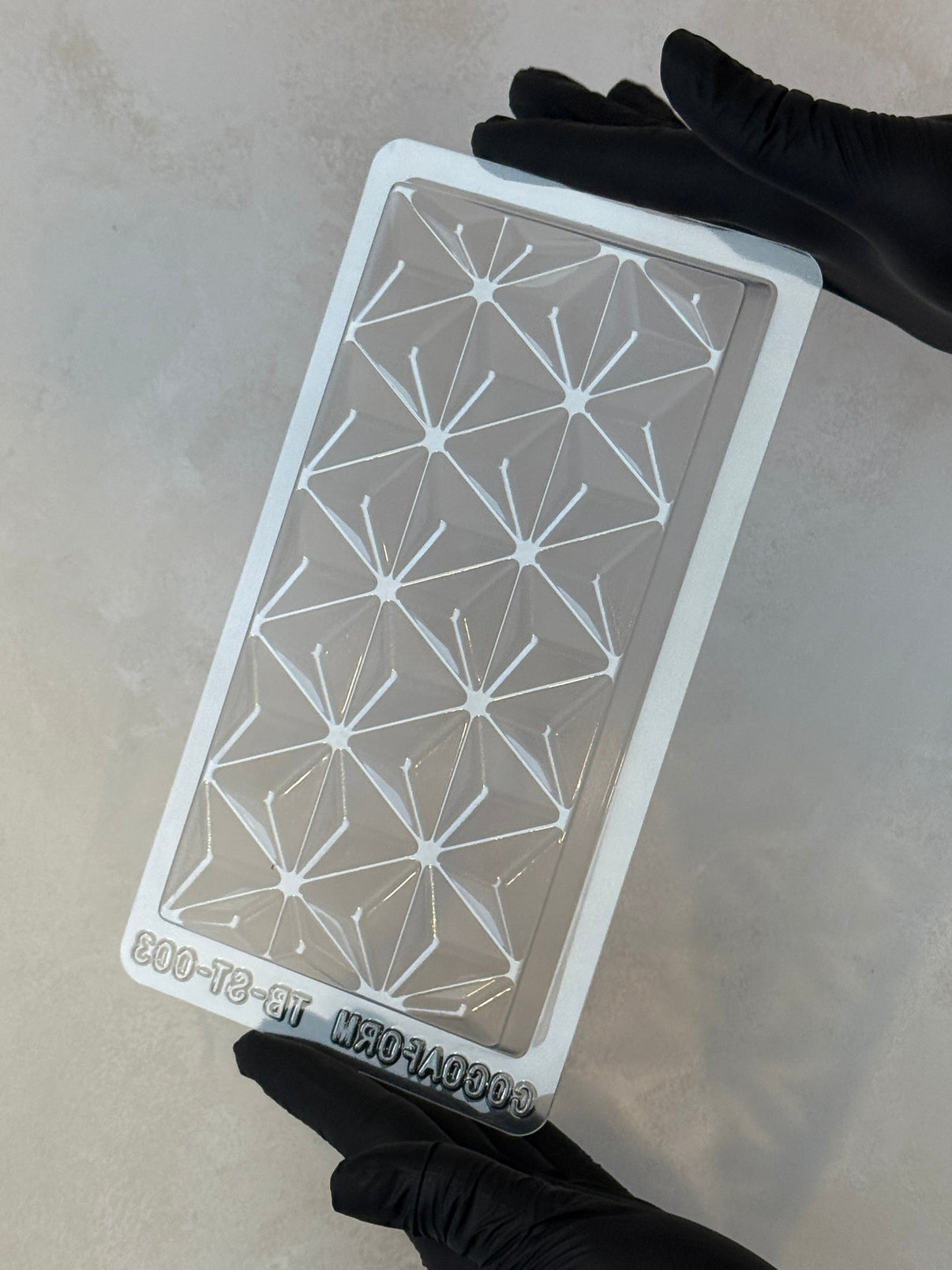 Geometric Chocolate Bar Mould | Sleek & Modern Dubai Chocolate Design ...