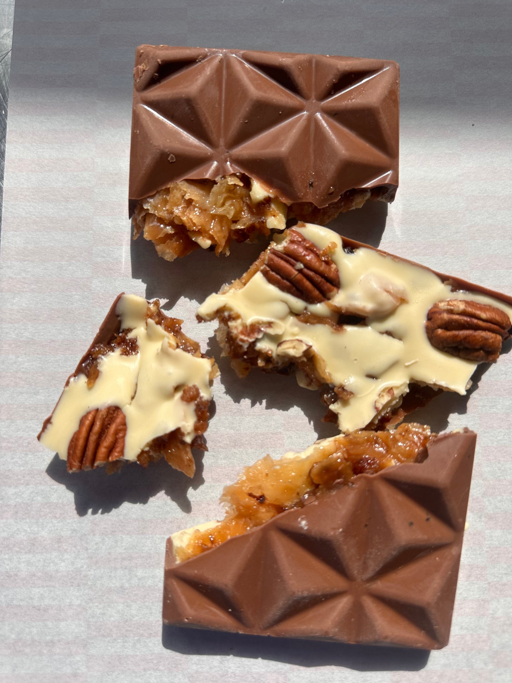 Geometric Chocolate Bar Mould | Sleek & Modern Dubai Chocolate Design ...